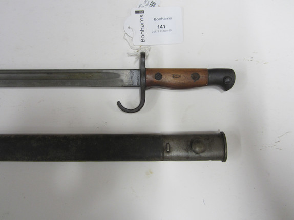 Bonhams : A 1907 Hooked Quillion Bayonet,