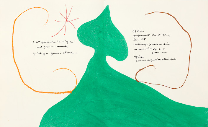 Bonhams : Joan Miró (1893-1983) Jacques Prévert, Adonides, Maeght ...