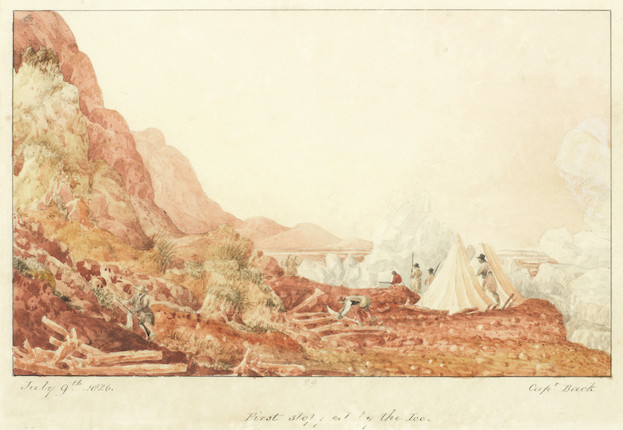 Bonhams : Admiral Sir George Back (British, 1796-1878) 'First stopped ...