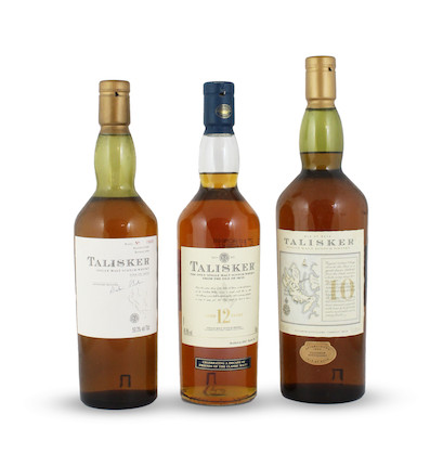 Bonhams : Talisker-12 year old Talisker-10 year old (5) Talisker-1989 ...