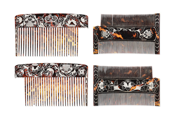 Bonhams : Two last quarter 17th century turtle-shell combs, by Paul ...