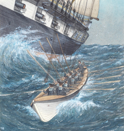 Bonhams : Lieutenant Francis Henry Boyer (British, 1854-1926) HMS Lord ...