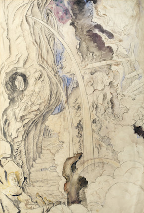 Bonhams : Mark Lancelot Symons (British, 1887-1935) Mountain with ...