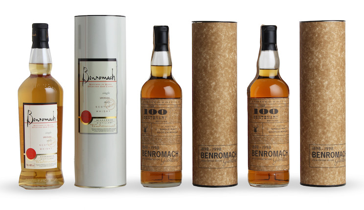 Bonhams : Benromach-25 year old Benromach-22 year old Benromach-19 year ...