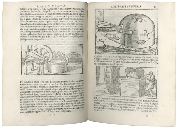 Bonhams : BIRINGUCCIO (VANNUCCIO) Pirotechnia, Venice, Giouan Padoano, 1550