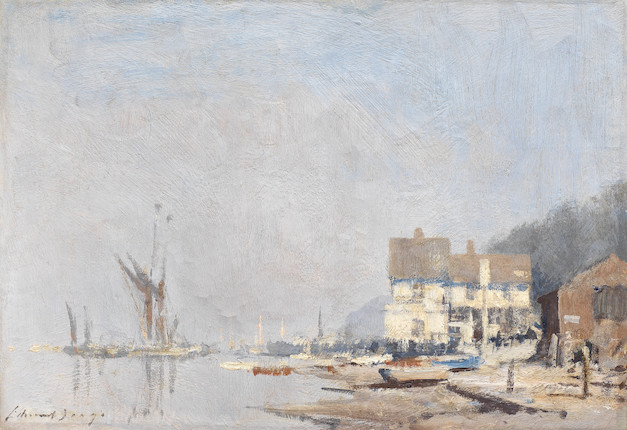 Bonhams : Edward Seago, RWS, RBA (British, 1910-1974) An Autumn Day ...