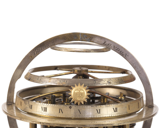 Bonhams : A very rare early 19th century lacquered and silvered brass ...