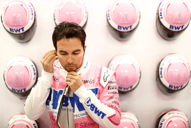 Bonhams : 2020 BWT Racing Point F1 Team racing suit used by Sergio Perez