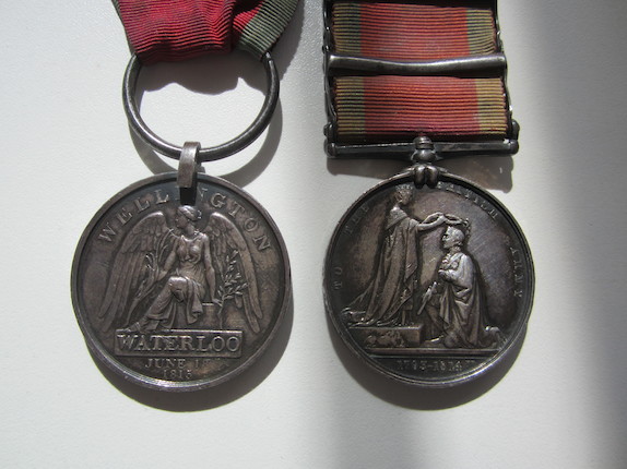 Bonhams Pair To Lieutenant General Atmaclean 13th Light Dragoons