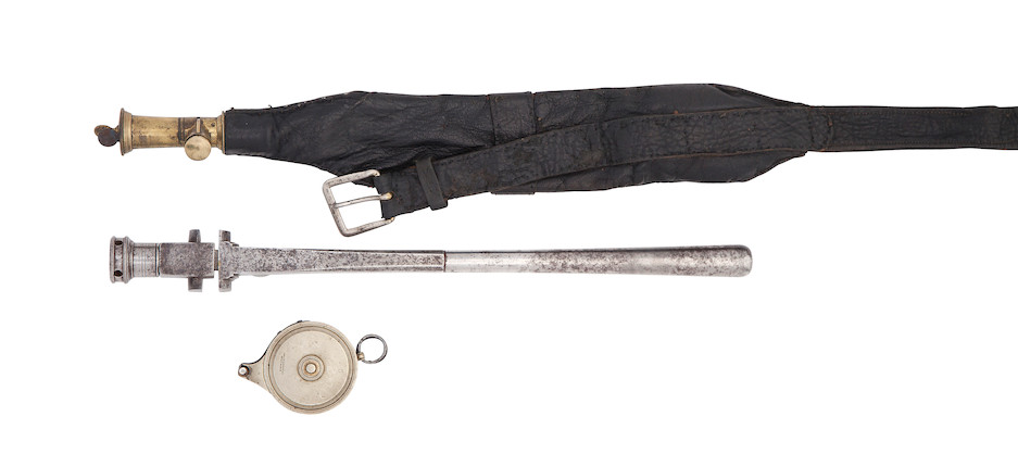 Bonhams : A Circular Percussion Cap Dispenser, And A Breech Wrench For ...