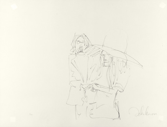 Bonhams : John Lennon A Full Set Of Bag One Lithographs, in vinyl ...