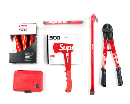 Bonhams : Supreme, New York Tool Set, 2011-2019