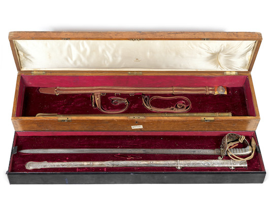 Bonhams : SWORD OF HONOUR - JOHN CHARD V.C. R.E. The cased silver ...