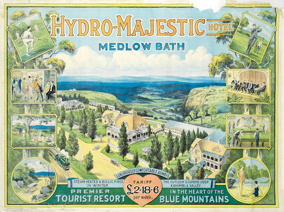 Bonhams : C.H.HUNT HYDRO-MAJESTIC HOTEL, Medlow Bath, Blue mountains