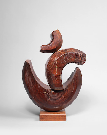 Bonhams : Alfred Basbous (Lebanon, 1924-2006) Kinetic Forms height 63cm