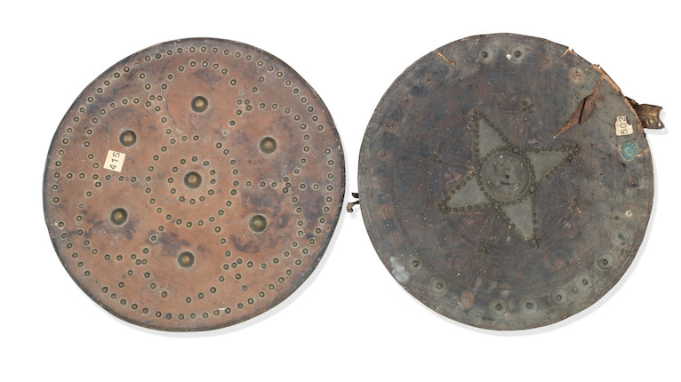 Bonhams : Two Circular Scottish Targes In 18th Century Style (2)