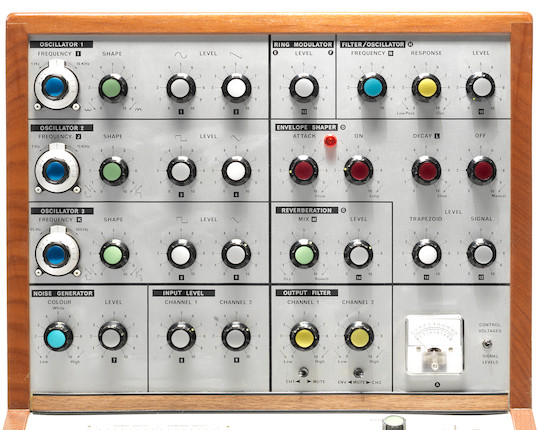 Bonhams : EMS Synthi VCS3 Mk2 modular synthesizer circa 1978,