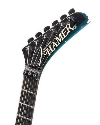 Bonhams : Judas Priest/K.K. Downing A Hamer Custom K.K. Mini V guitar ...