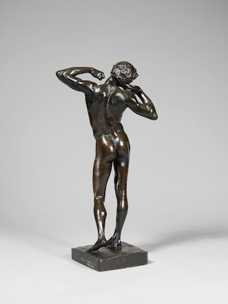 Bonhams : Lord Frederick Leighton (British, 1830-1896) A bronze figure ...
