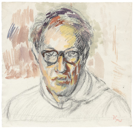 Bonhams : Duncan Grant (British, 1885-1978) Self-portrait in spectacles ...