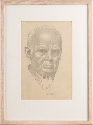 Bonhams : William Roberts R.A. (British, 1895-1980) Self-portrait 38.1 ...