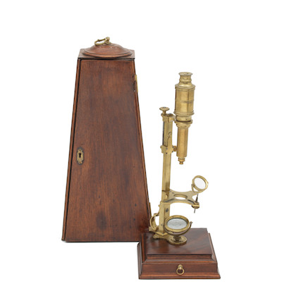 Bonhams : A Cuff-type Compound Monocular Microscope, English, Late 18th ...