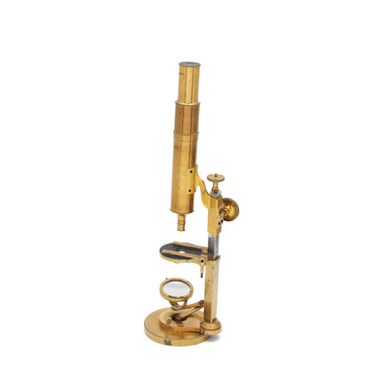 Bonhams : A Simon Plossl Compound Monocular Microscope, Austrian, Mid ...