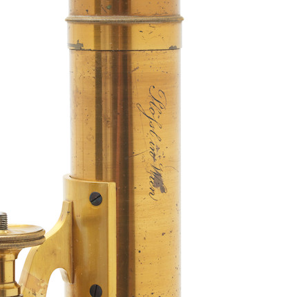 Bonhams : A Simon Plossl Compound Monocular Microscope, Austrian, Mid ...