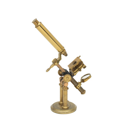Bonhams : A Thomas Gregory Compound Monocular Microscope, English, Mid ...