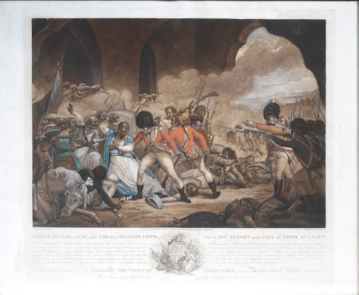 Bonhams : Four prints depicting the final events at the Siege of ...