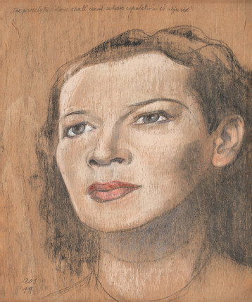 Bonhams : Austin Osman Spare (British, 1886-1956) Portrait of a Woman