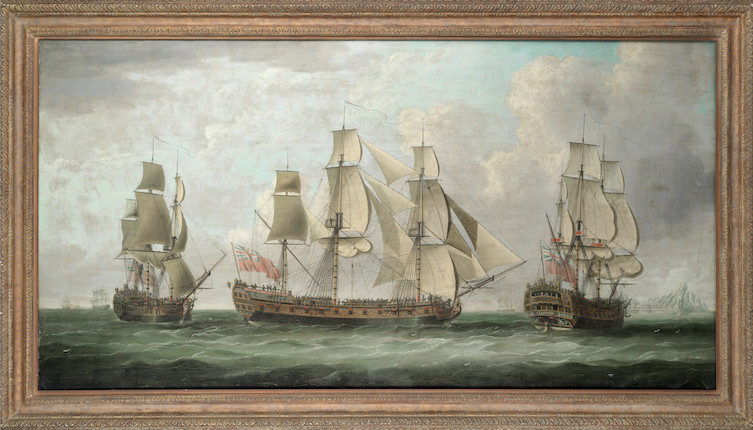 Bonhams : John Cleveley the Elder (Southwark circa 1712-1777 Deptford ...