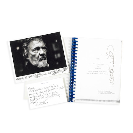 Bonhams : Alien An Autographed Revised first draft Script, circa 1978,