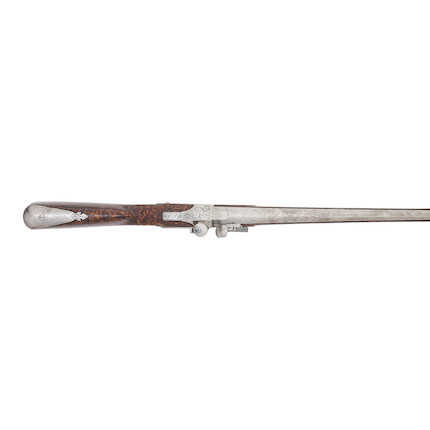 Bonhams : A Rare Bohemian 20-Bore Flintlock Break-Action Breech-Loading ...