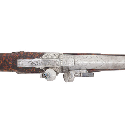 Bonhams : A Rare Bohemian 20-Bore Flintlock Break-Action Breech-Loading ...