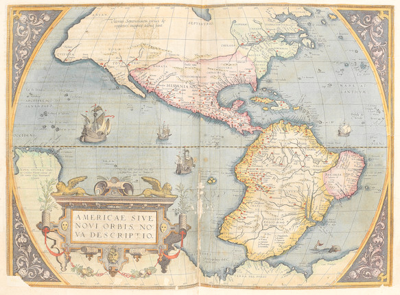Bonhams : ORTELIUS (ABRAHAM) Théâtre de l'univers, contenant les cartes ...