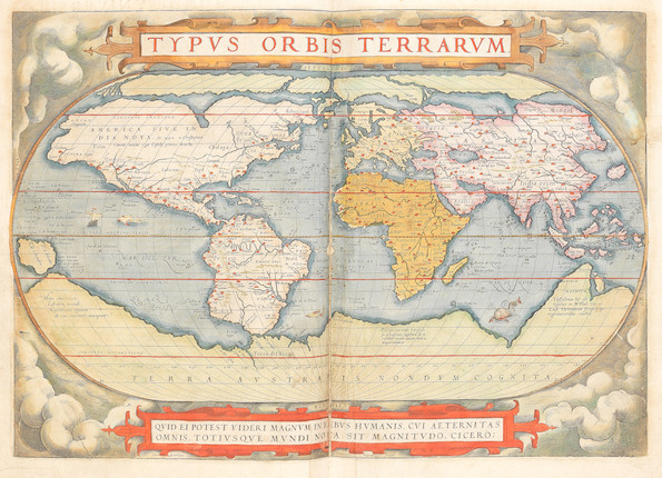 Bonhams : ORTELIUS (ABRAHAM) Théâtre de l'univers, contenant les cartes ...