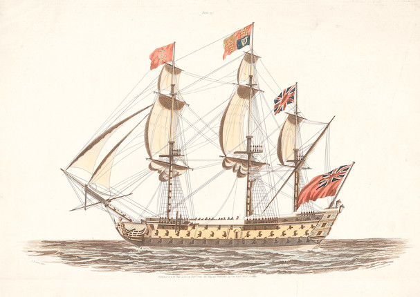 Bonhams : NAVAL - DRAWING MANUAL SERRES (DOMINIC AND JOHN THOMAS) Liber ...