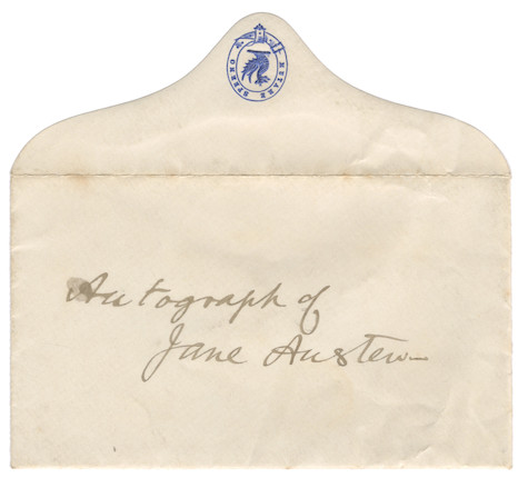 Bonhams : AUSTEN (JANE) Autograph letter signed (Yours affec.ey/ J ...