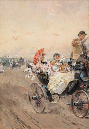 Bonhams Daniel Hernández Morillo Peruvian 1856 1932 A La Fiesta