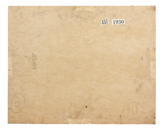 Bonhams : Christopher Wood (British, 1901-1930) Drying Sails, Mousehole ...