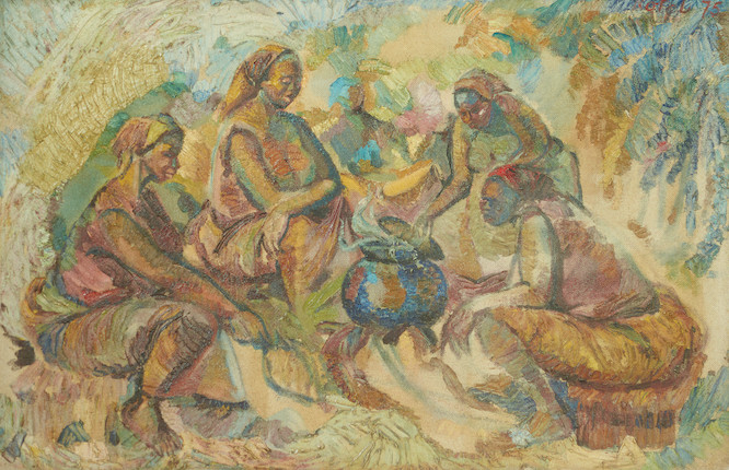 Bonhams : Amon Kotei (Ghanaian, 1915-2011) A watched pot never boils