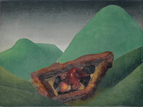 Bonhams : ITHELL COLQUHOUN (1906-1988) Landscape of nightmare (Painted ...