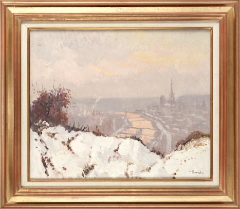 Bonhams : Albert Malet (French, 1905-1986) 'Vue de Bousecours sous la ...