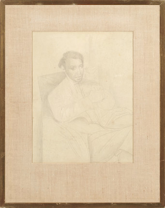 Bonhams : Christopher Wood (British, 1901-1930) Portrait of a Young Man