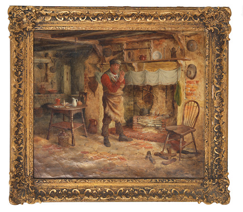 Bonhams : Henry Edward Spernon Tozer (British, 1864-1955) Lighting up ...