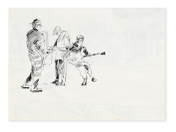 Bonhams : Ray Lowry (British, 1944-2008) A Sketchbook Containing ...