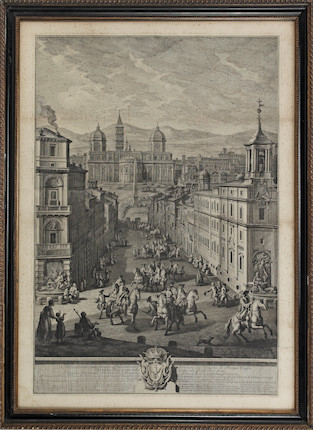 Bonhams : A COLLECTION OF FIVE OLD MASTER ENGRAVINGS OF ROME Including ...