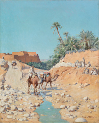 Bonhams : Paul Jean Baptiste Lazerges (French, 1845-1902) A caravan ...