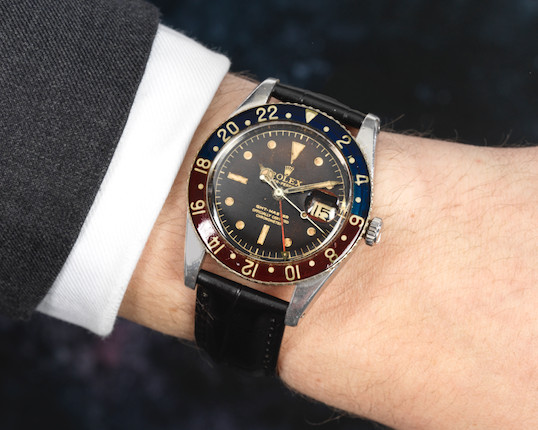 Bonhams : Rolex. A fine and rare stainless steel automatic calendar ...